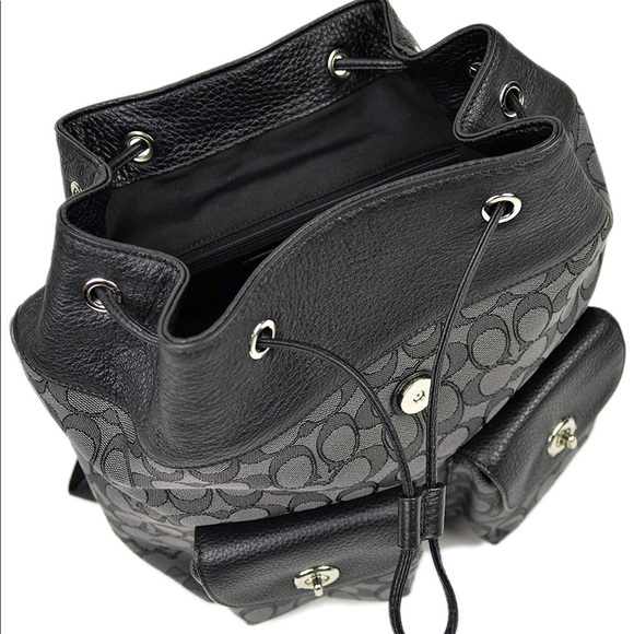 Coach | Bags | Coach F54795 Billie Backpack Signature Jacquard | Poshmark